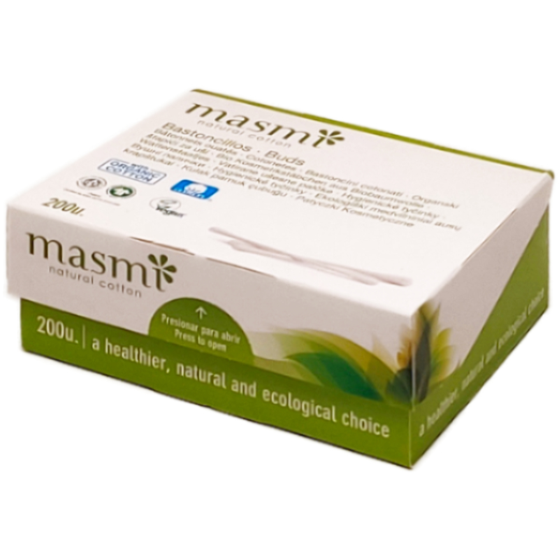 Bastoncillos de algodón ecológico de Masmi en Idun Nature - Tienda ...