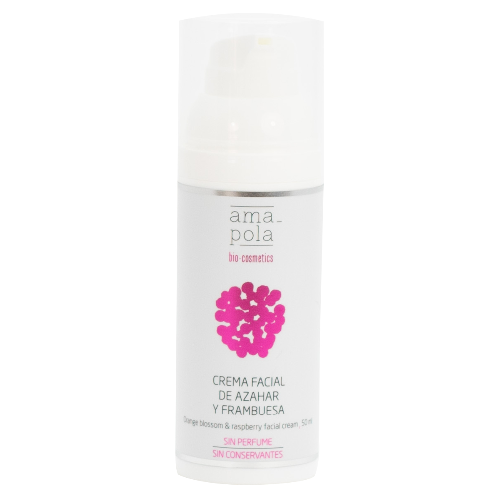 Crema facial de Azahar y Frambuesa de Amapola bio·cosmetics en Idun ...