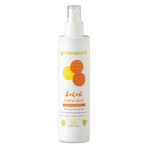 Crema spray corporal energizante A+C+E de Greenatural en Idun Nature ...