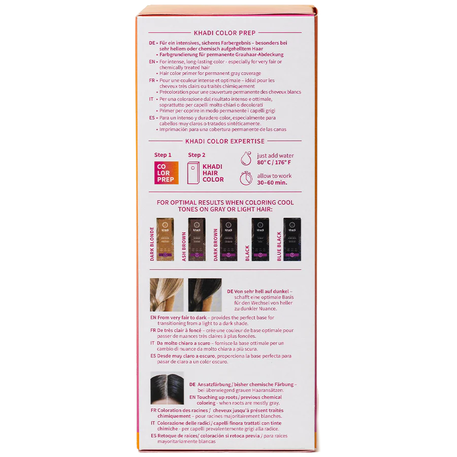 Color Prep: prepigmentación para colores fríos-ceniza de Khadi en Idun ...