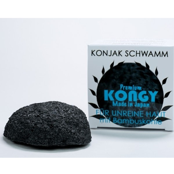 Esponja Konjac Premium con Carbón de Bambú (descatalogado) de Kongy en ...