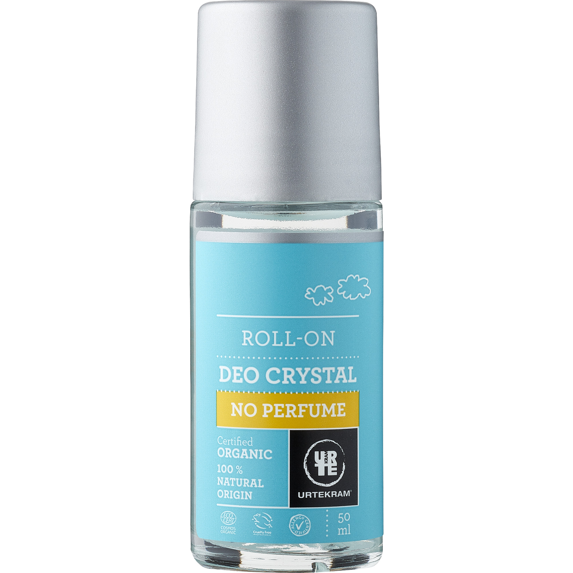 Desodorante Crystal roll-on sin perfume de Urtekram en Idun Nature ...